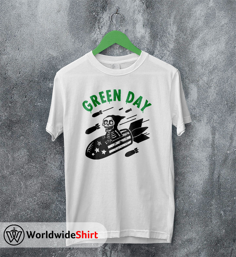 Green Day Rocket Vintage90's T-Shirt Green Day Shirt Rock Band Shirt ...